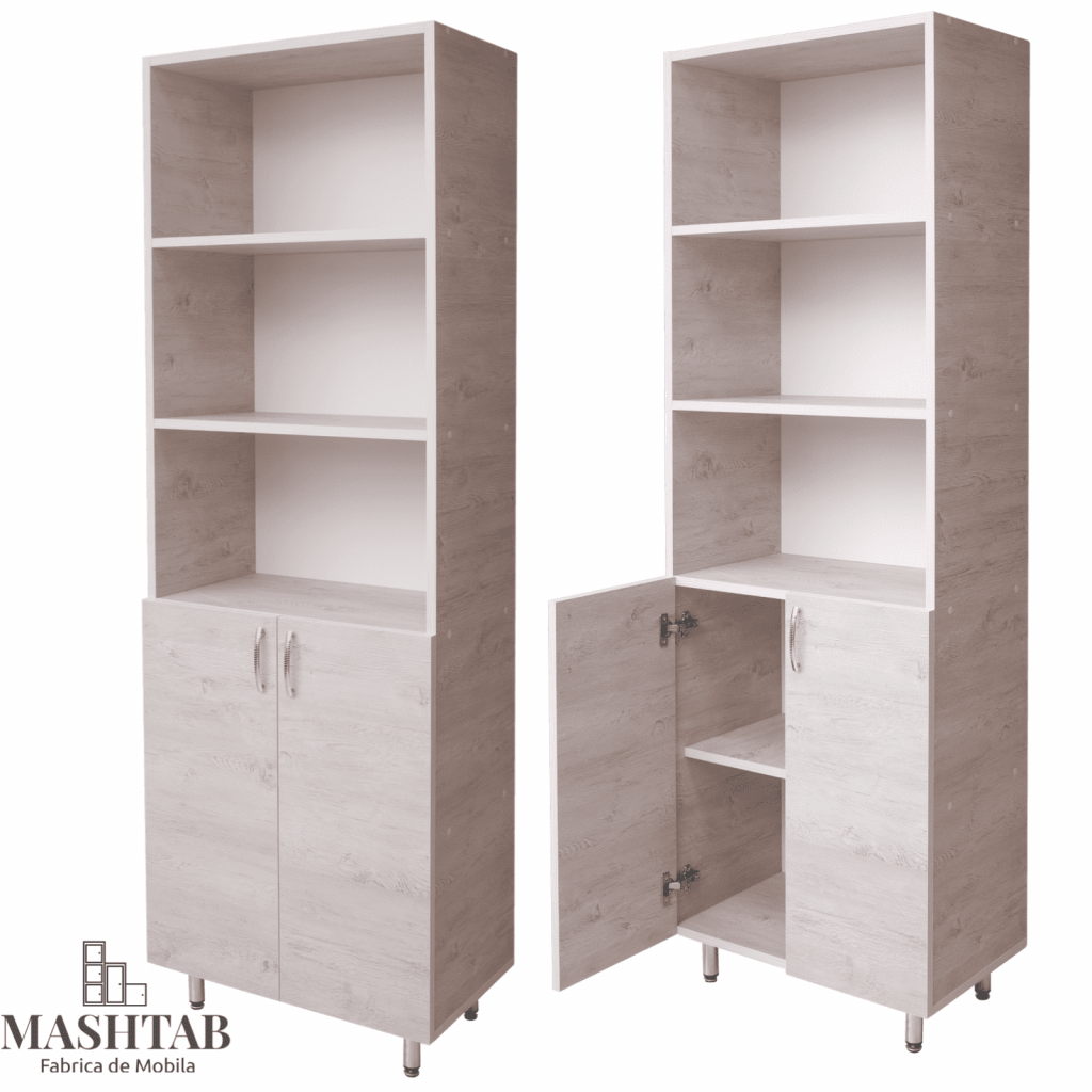 Dulap cu rafturi 2 uși - mashtab